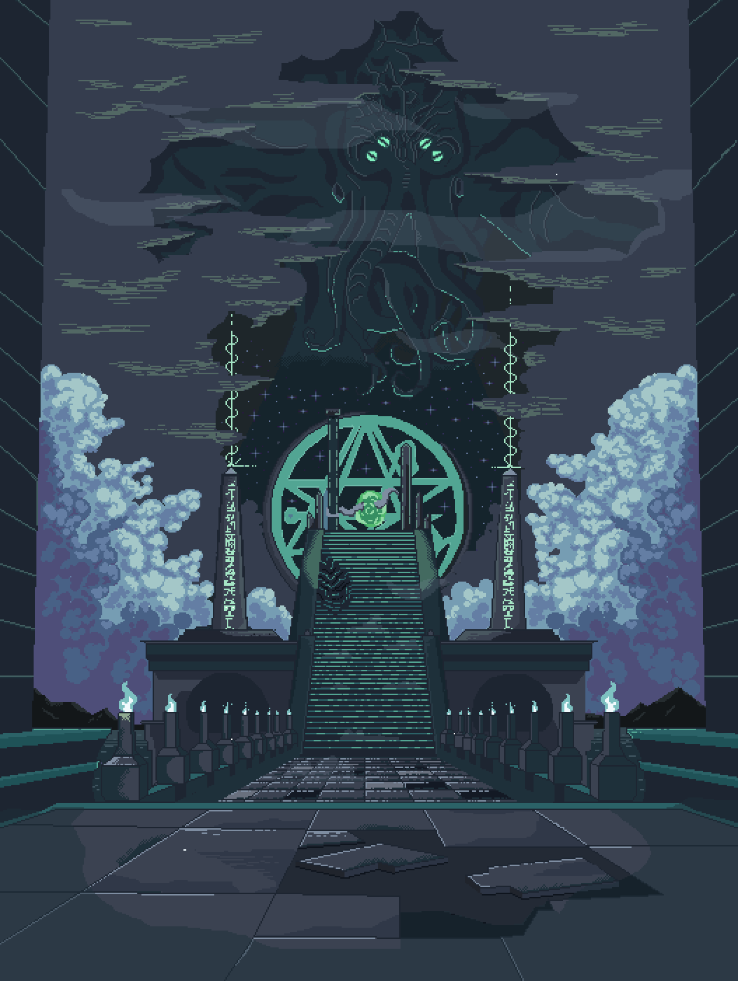 Pixilart - Cthulhu by AOE