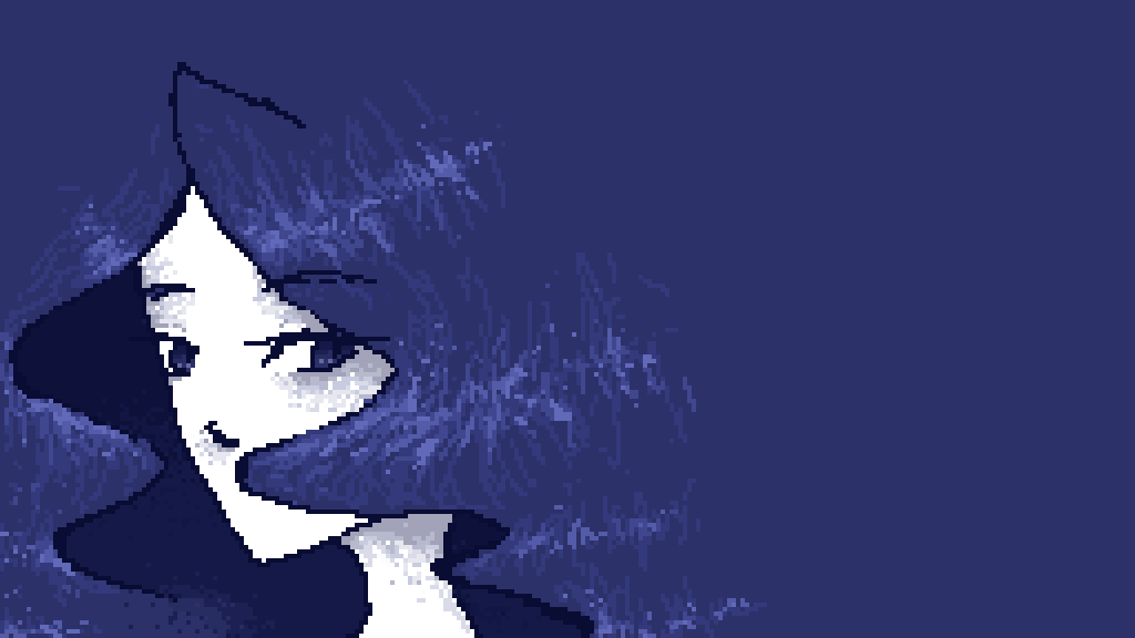 Pixilart - The blue lady by Niffry