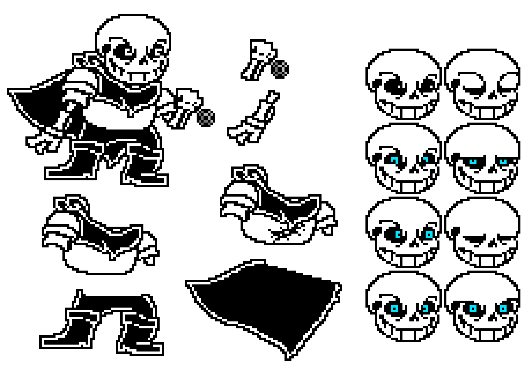 Pixilart - US Sans sheet edit by ink-man