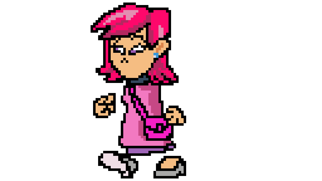 Pixilart - Dancing Mouthless Girl by Anonymous