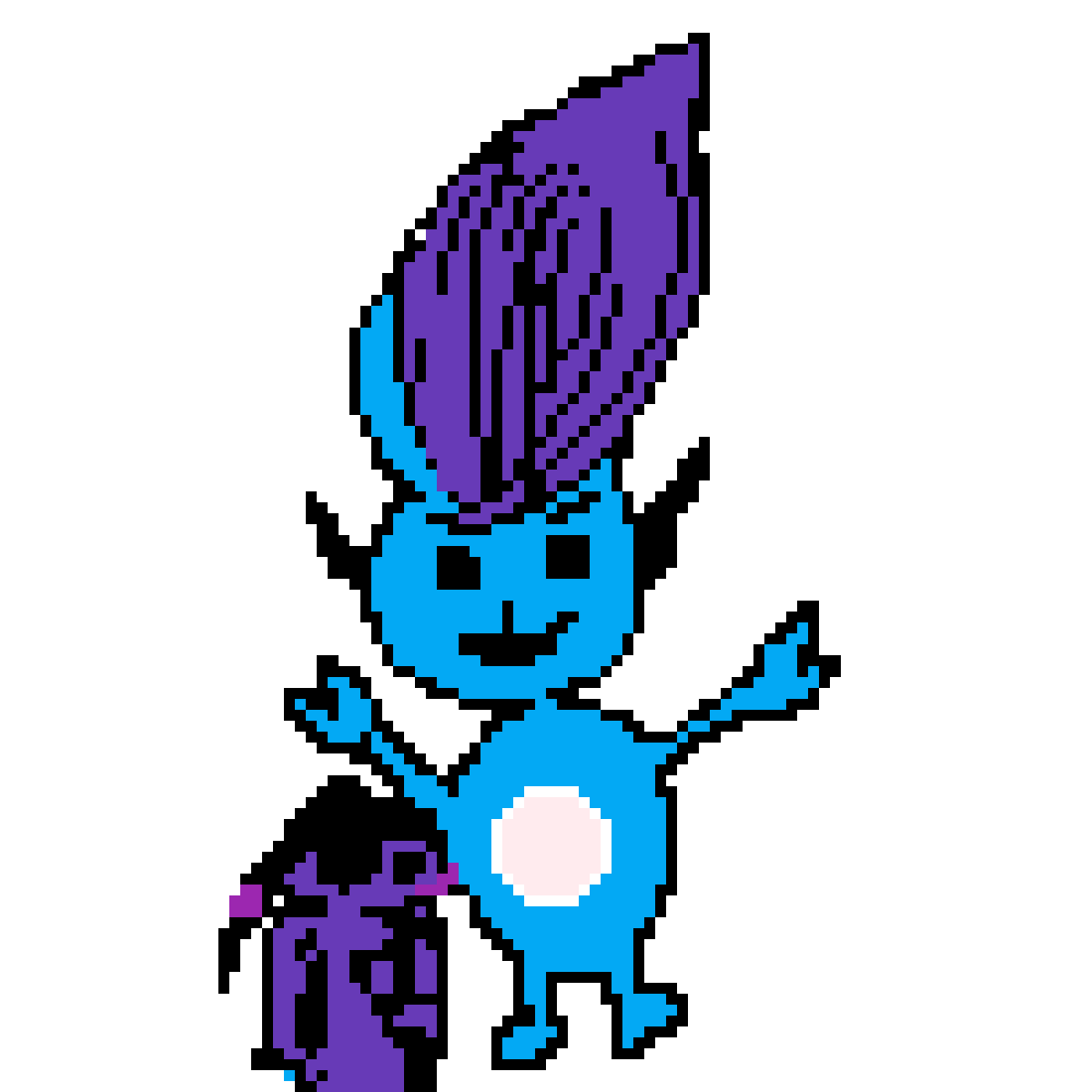 Pixilart - troll smurf by damla05