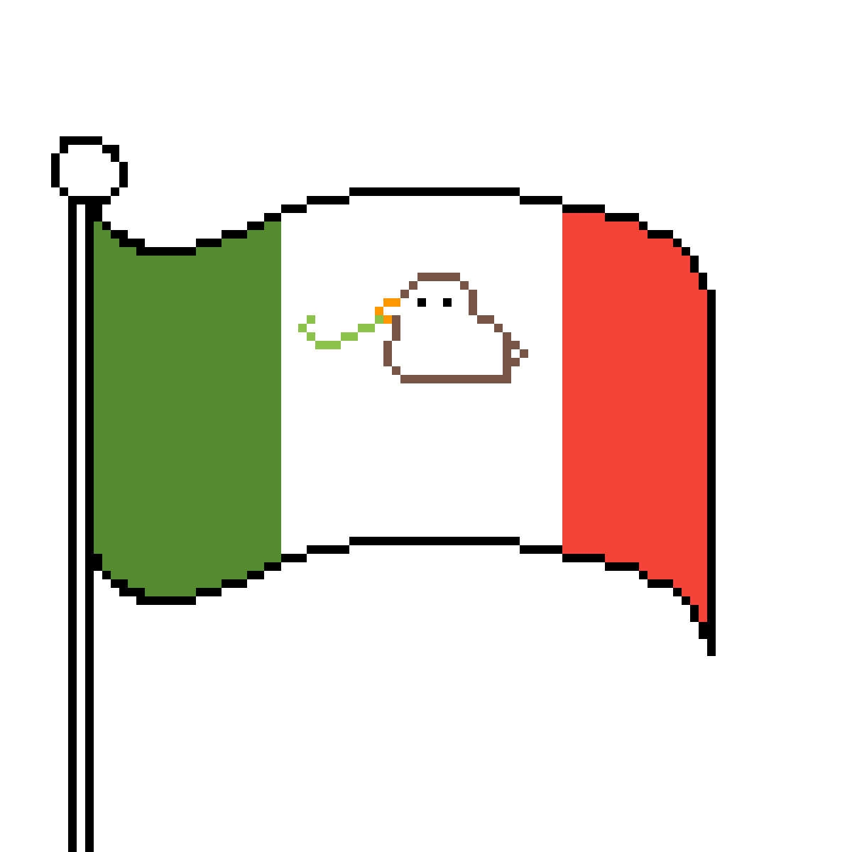 Editing Mexican Flag - Free online pixel art drawing tool - Pixilart