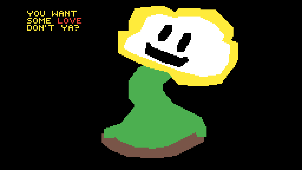 Pixilart - Undertale - Flowey The Flower by J-H