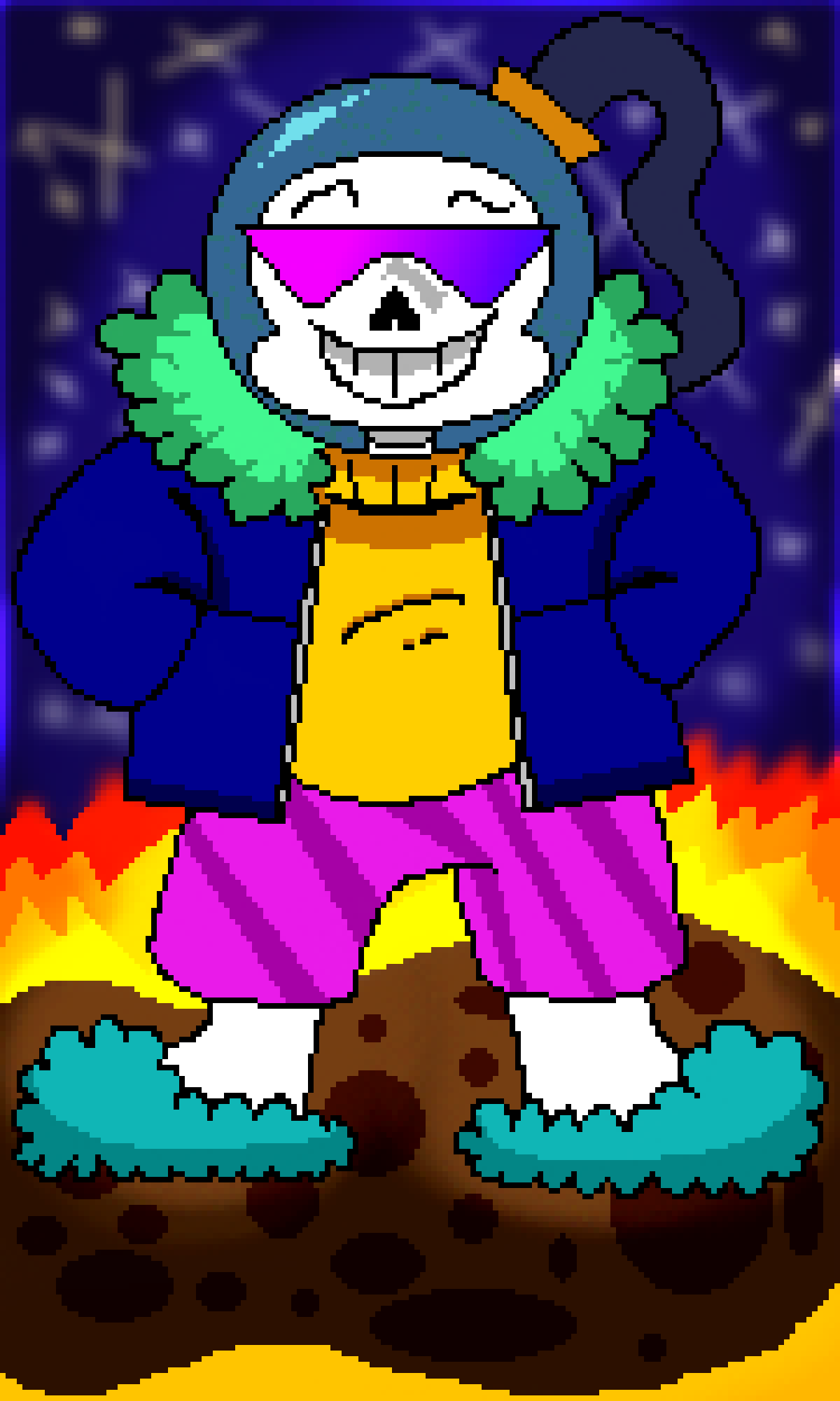 Pixilart - Outertale Cosmic Dust by We-Finna-Draws