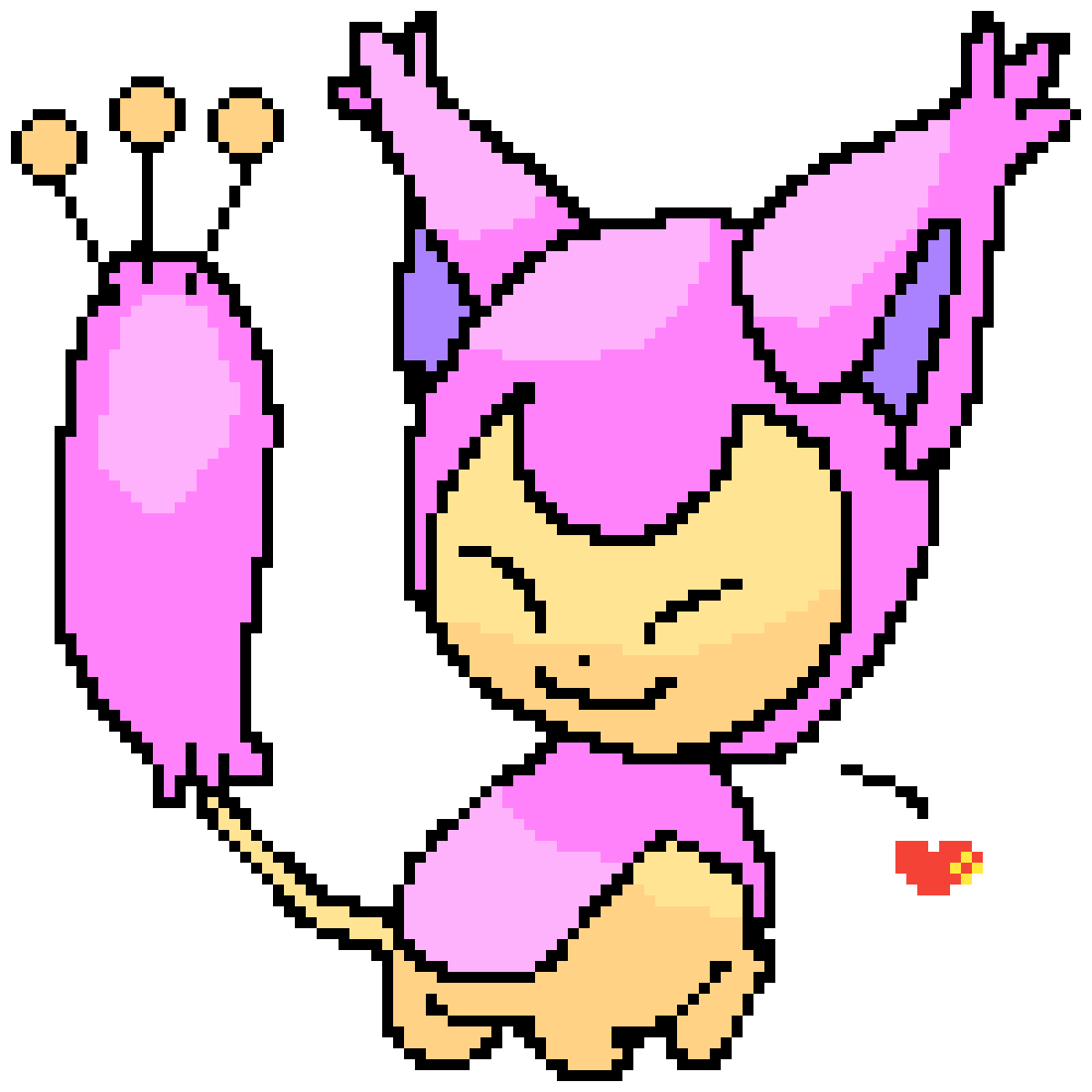 Pixilart - Pokemon: Skitty by Bedazzled-Blue
