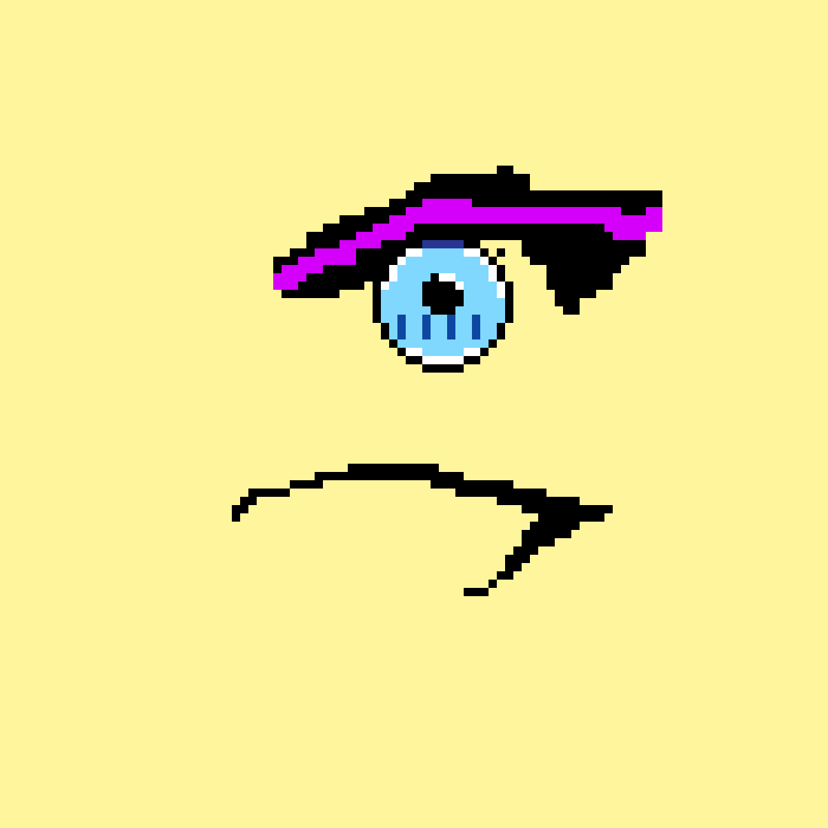 Editing eyes - Free online pixel art drawing tool - Pixilart