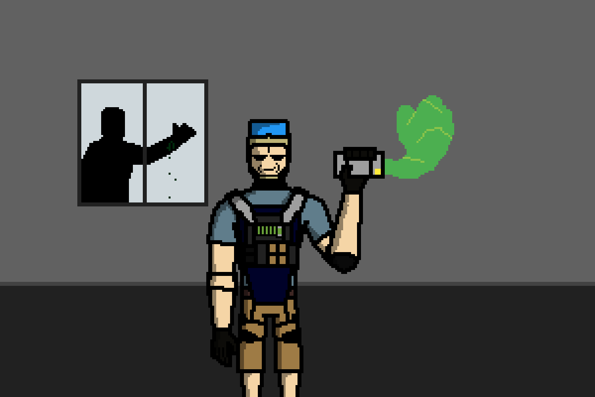 Pixilart - Rainbow six: siege - Lesion by ViktorSti