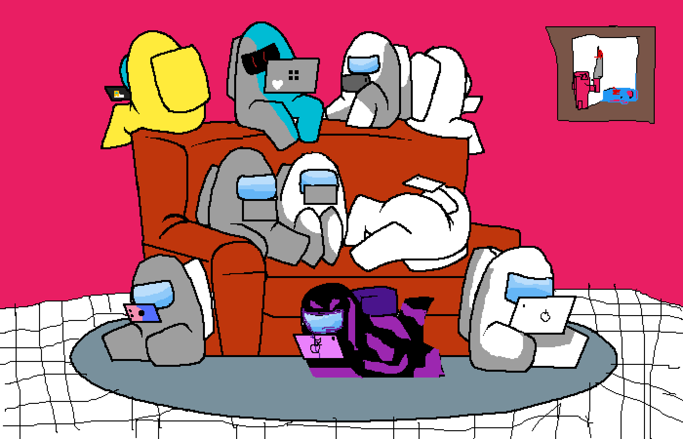 Editing EDit among us - Free online pixel art drawing tool - Pixilart