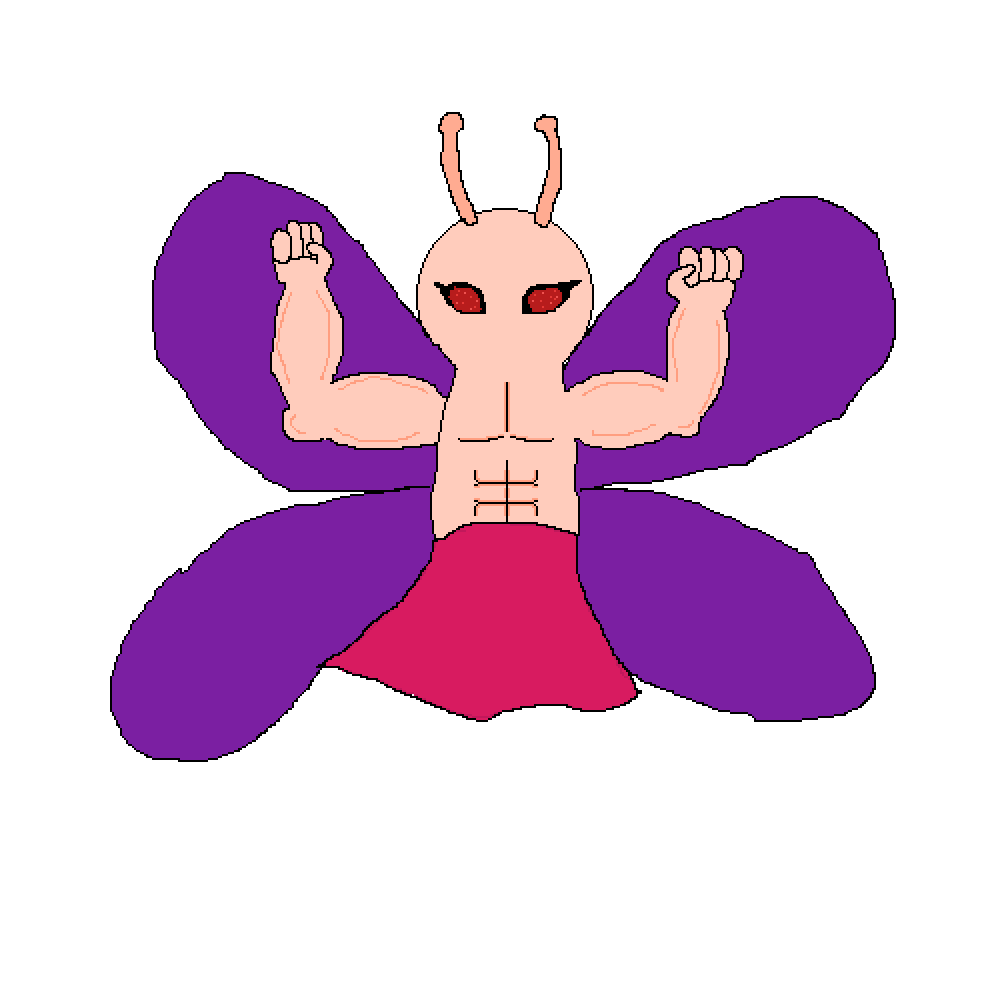 Pixilart - One Buff Butterfly by GayGal