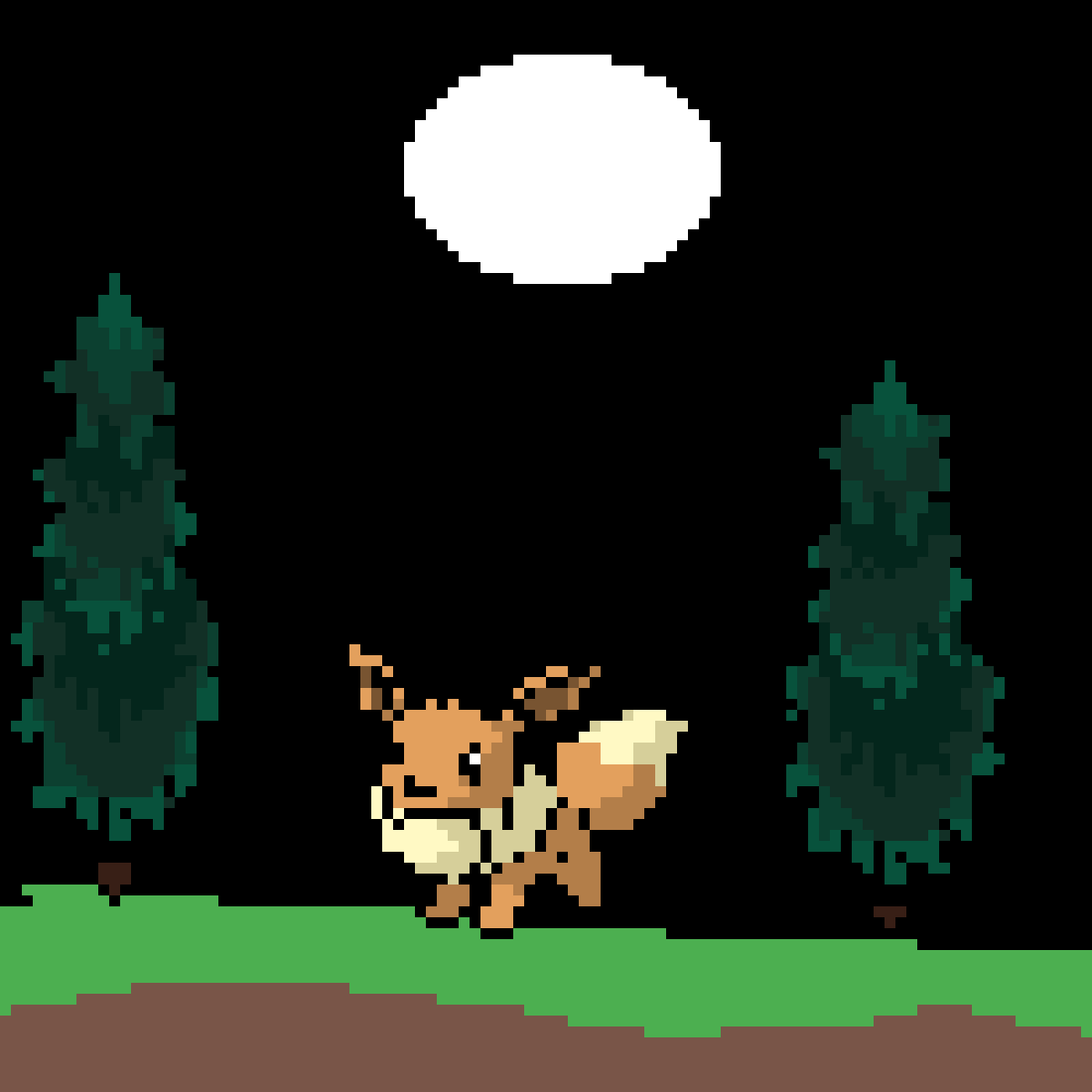 Pixilart - Eevee about to evolve by MegaUmbreon