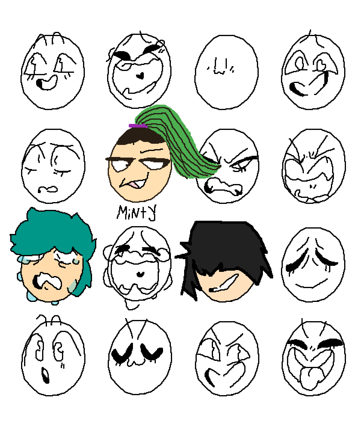 Editing Human Colab - Free online pixel art drawing tool - Pixilart