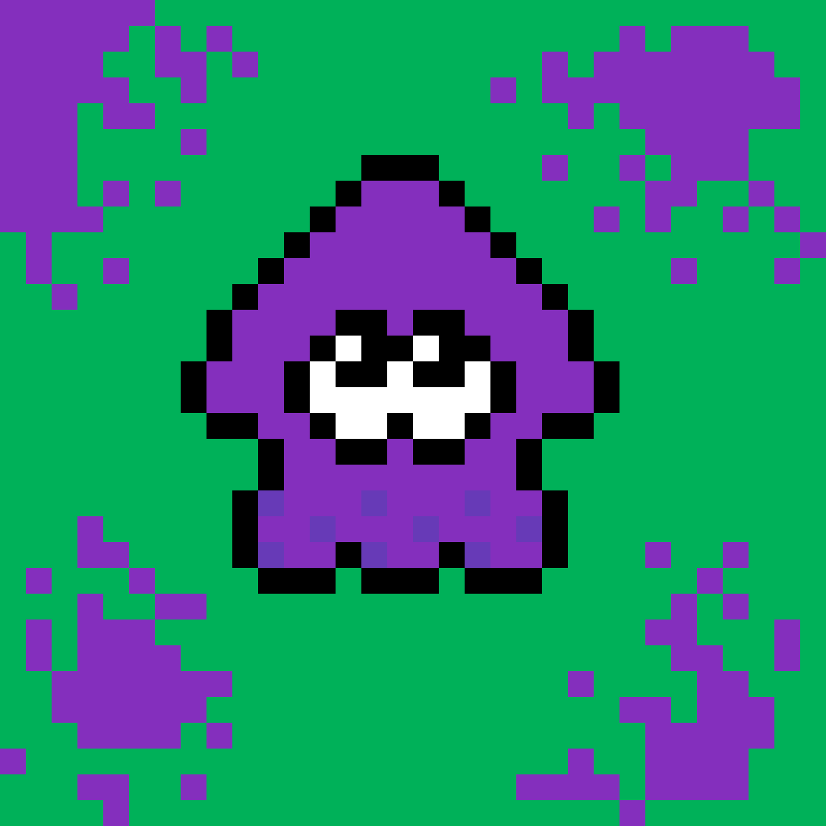 Pixilart - Splatoon squid by MEGA-gamer25