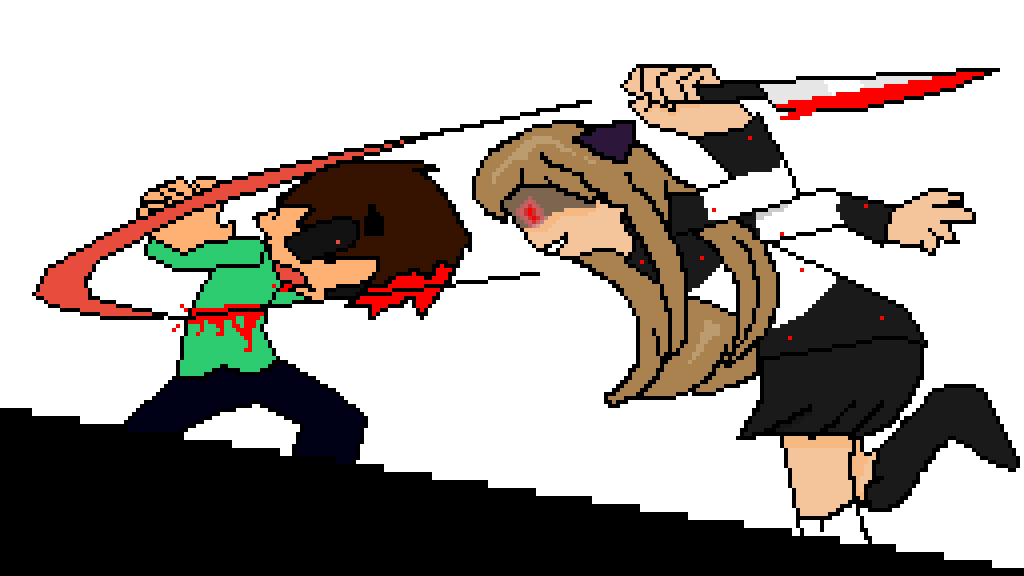 Pixilart - You Getting Stabbed/You Stabbing Someone Collab by Kawaii-Kitten