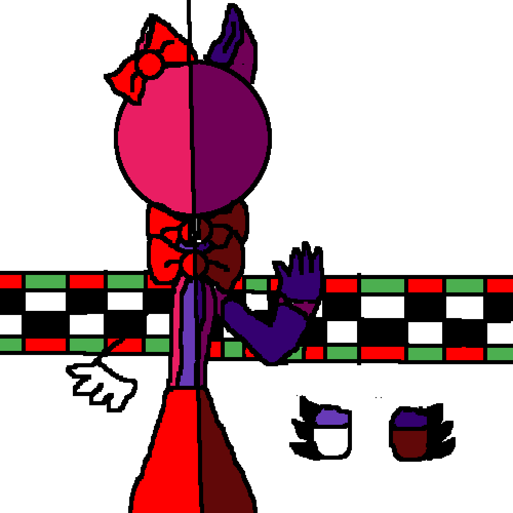 Pixilart - Old drawing of my FNAF character (Roxy) by Anonymous