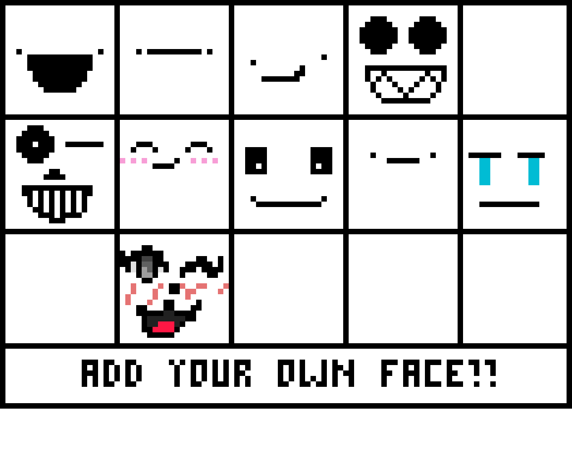 Editing Add a Face - Free online pixel art drawing tool - Pixilart