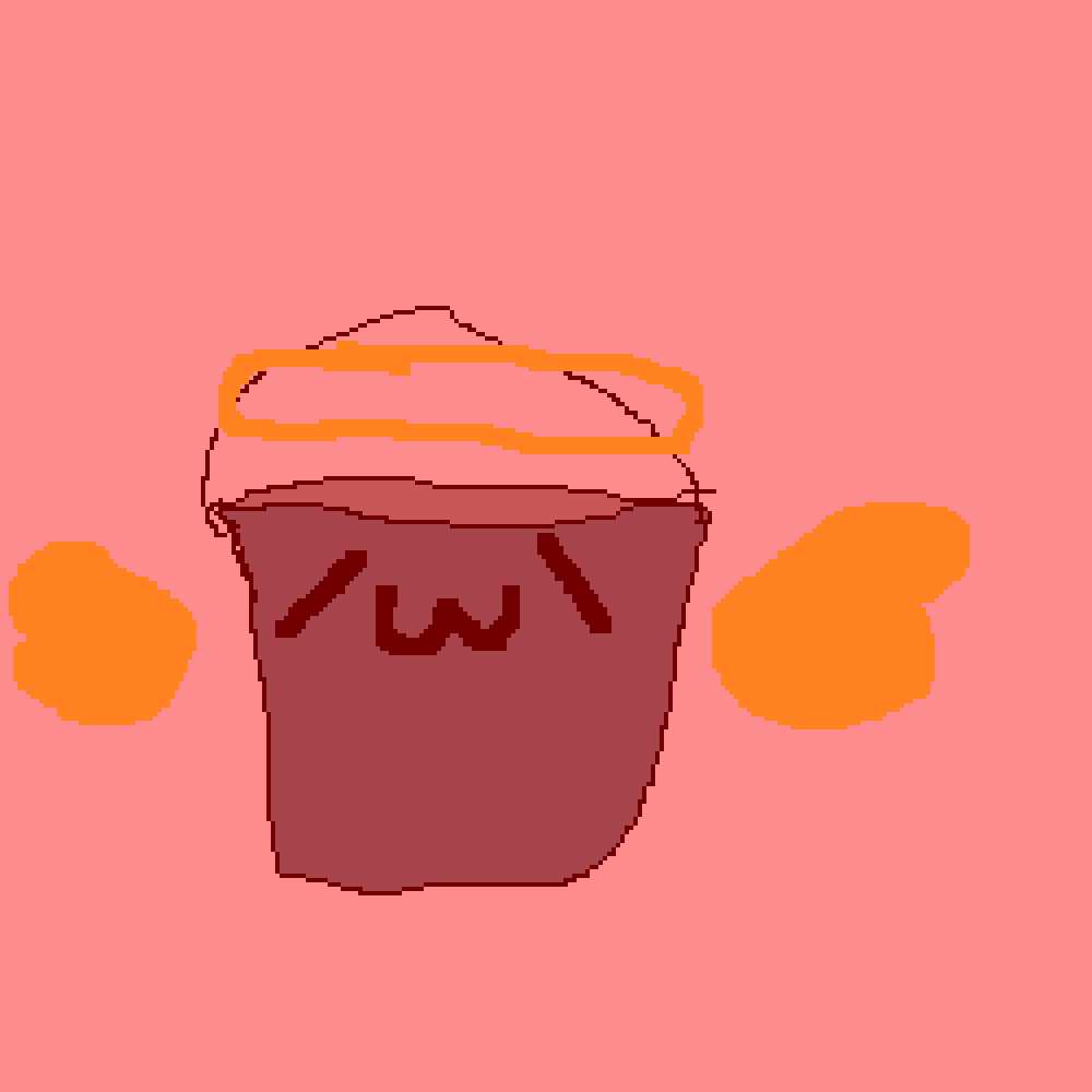 Pixilart - the god of buckets by snailz