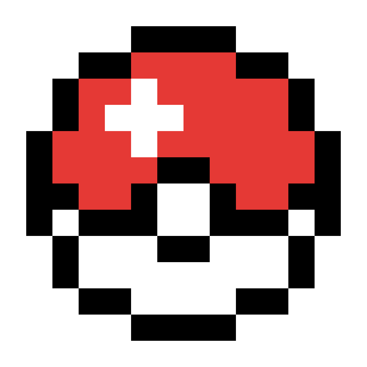 Pixilart - pokemon ball by ElissatheDork