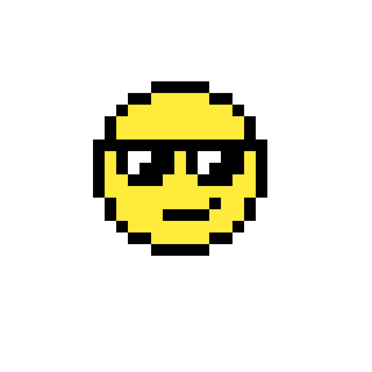 Pixilart - cool dude face by Loganlikegiants