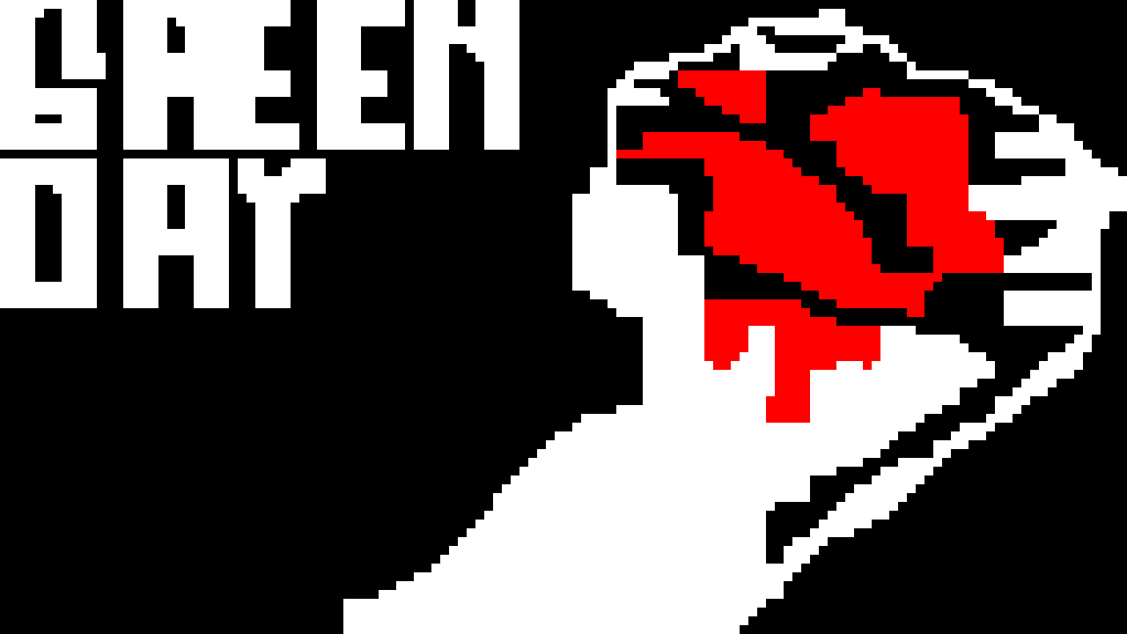 Pixilart - project "Green Day" by Omega-Lupi