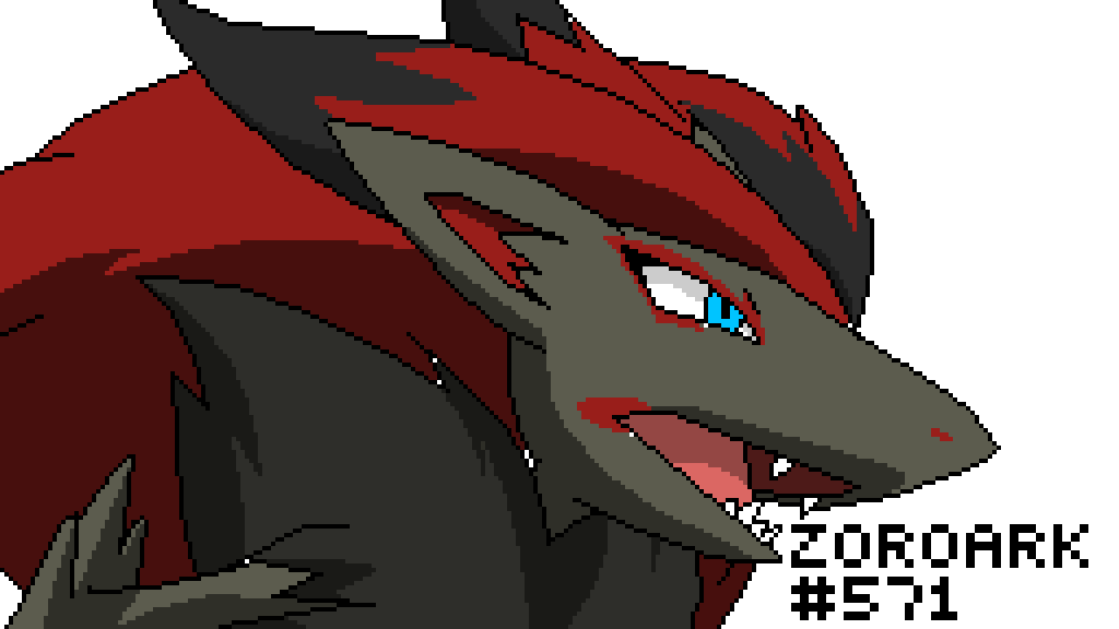 Pixilart - Zoroark by phantomu