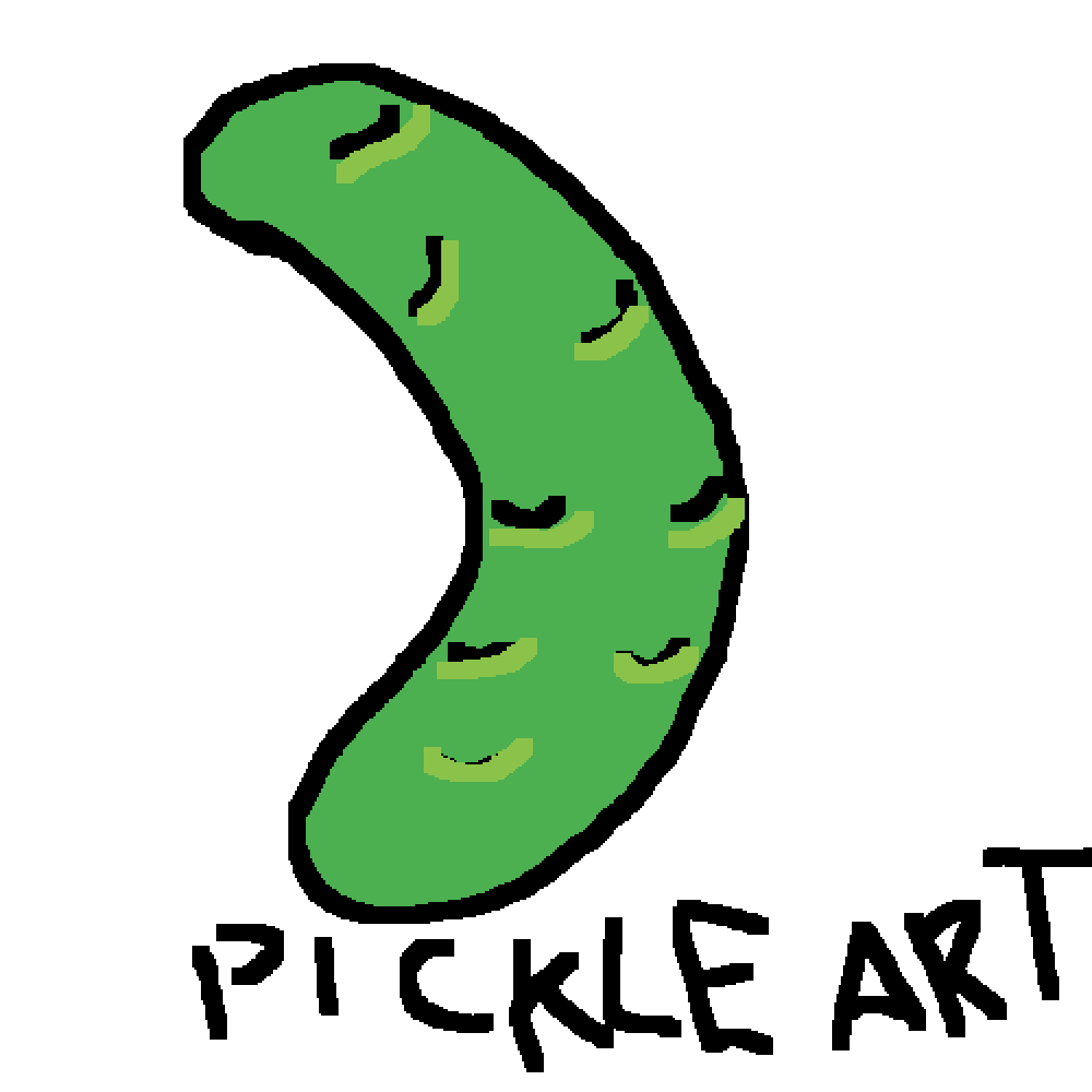 Pixilart - Pickle Art by uhmguys