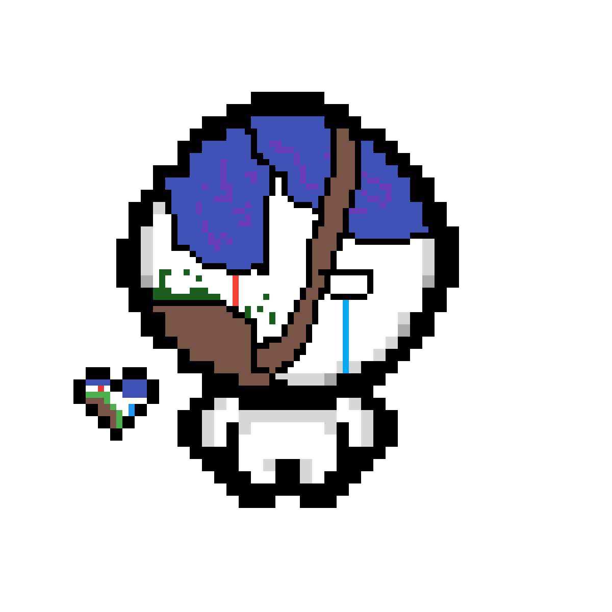 Pixilart - sad infected isaac by garrettcause