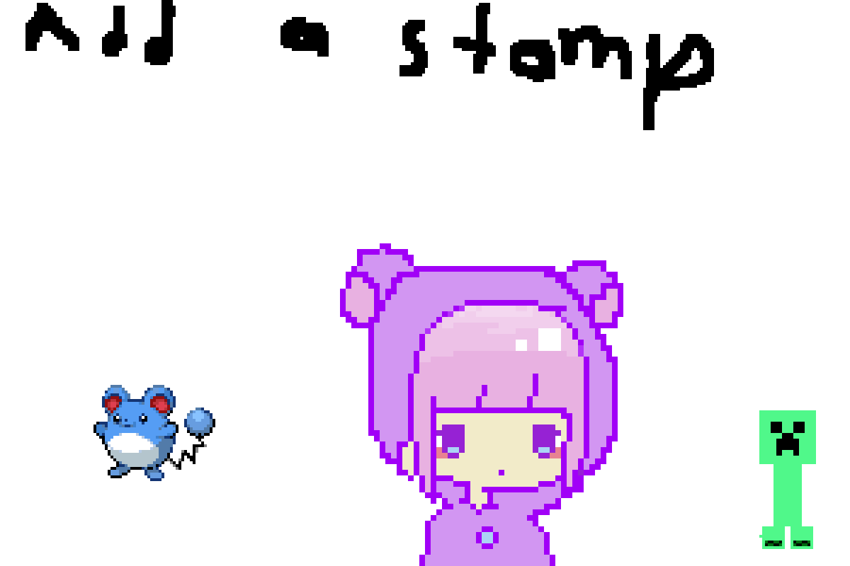 Editing Add a stamp - Free online pixel art drawing tool - Pixilart