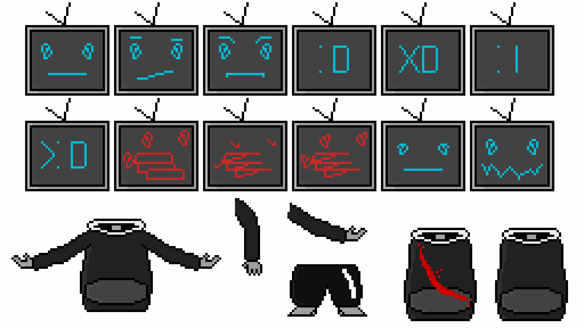 Pixilart - Corrupted files AU by animator-496