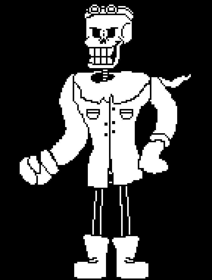 Pixilart - I.V. Papyrus V2 by ARandomSkeleton