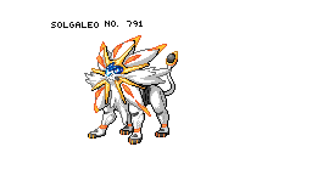 Pixilart - solgaleo by wowzers101