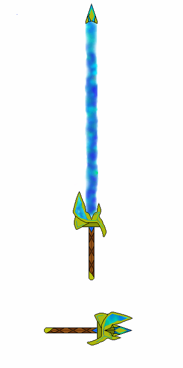 Pixilart - Legendary Aqua Sword by ArtTurbotIX