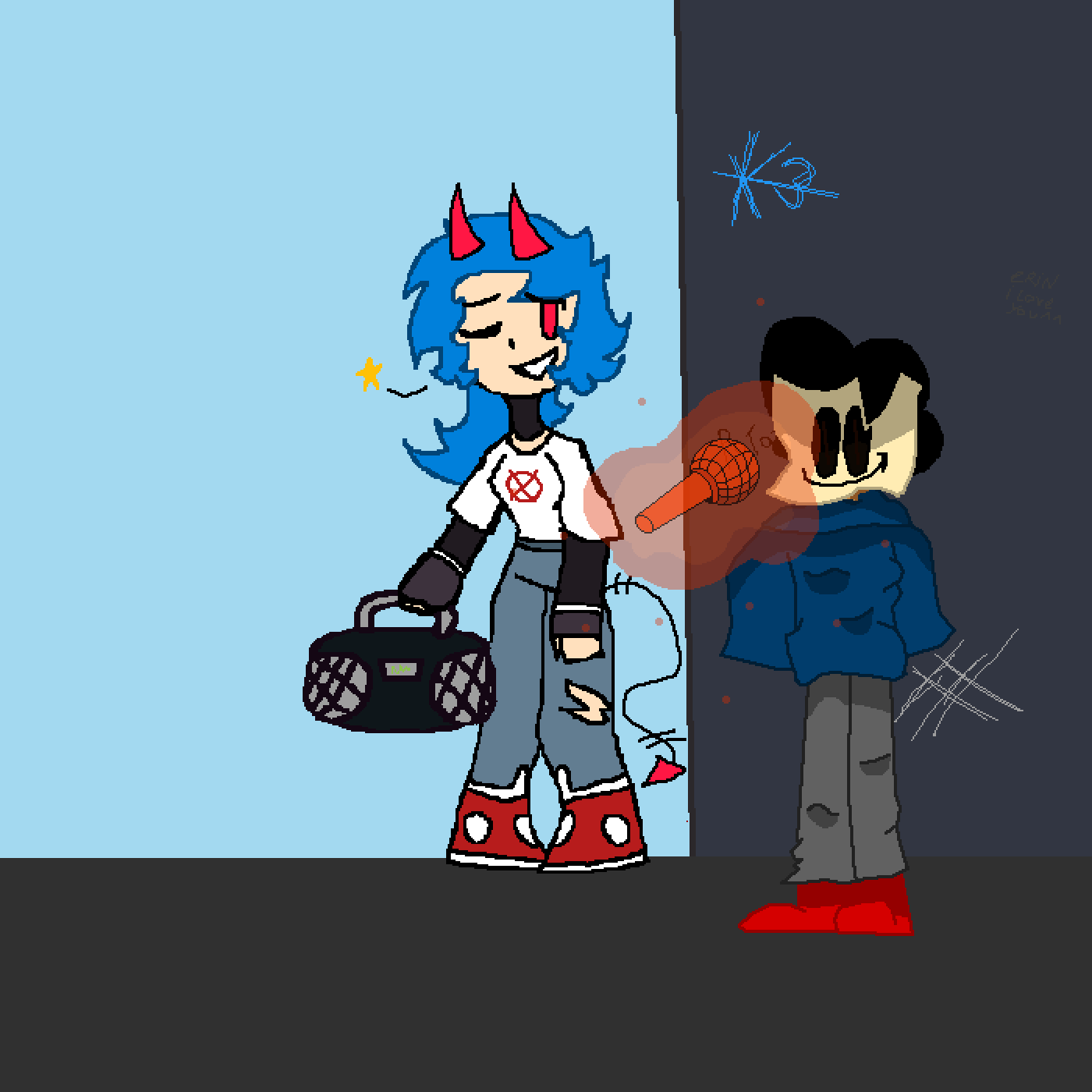 Pixilart - FNF Collab by JohnnyyLogic