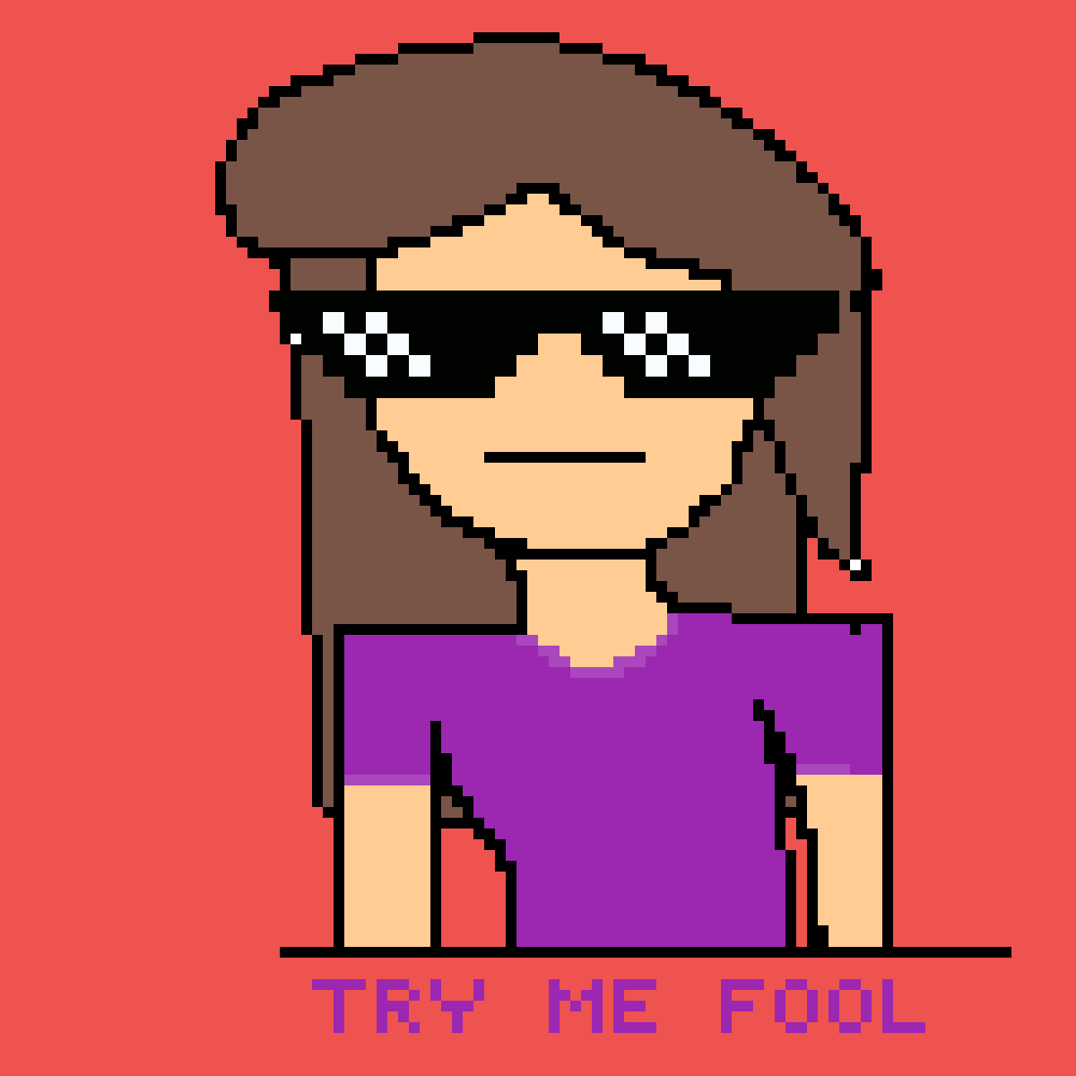 Pixilart - TRY ME FOOL DRAWING by PUG-ART