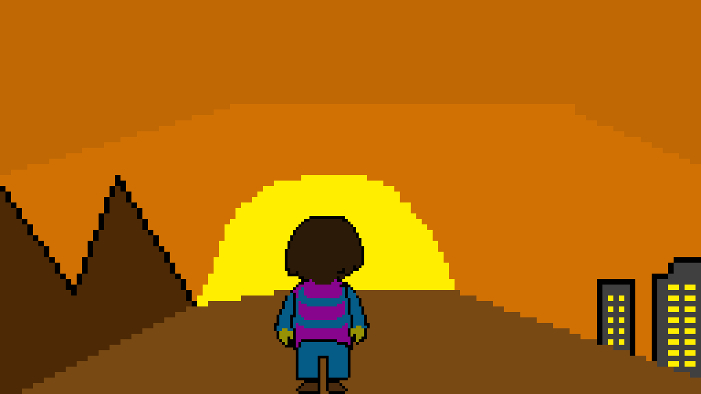 Pixilart - sunset by GordoThaCreator