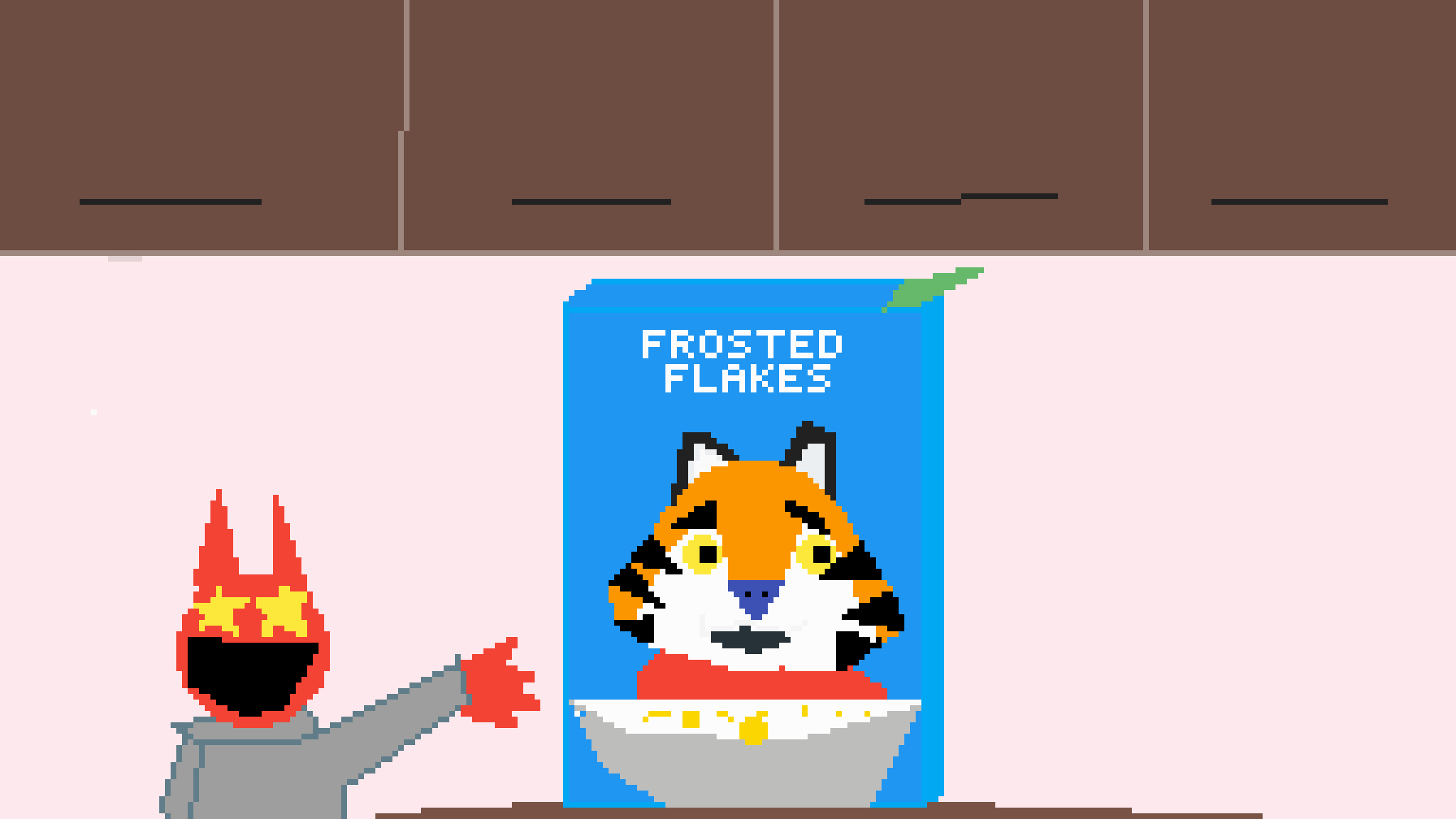 Pixilart - frosted flakes with salma by Donut-Demon