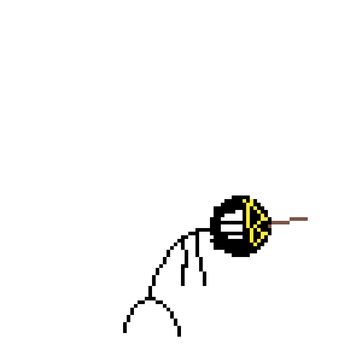 Pixilart - Ballistic stickman by Pumpkin-boi123