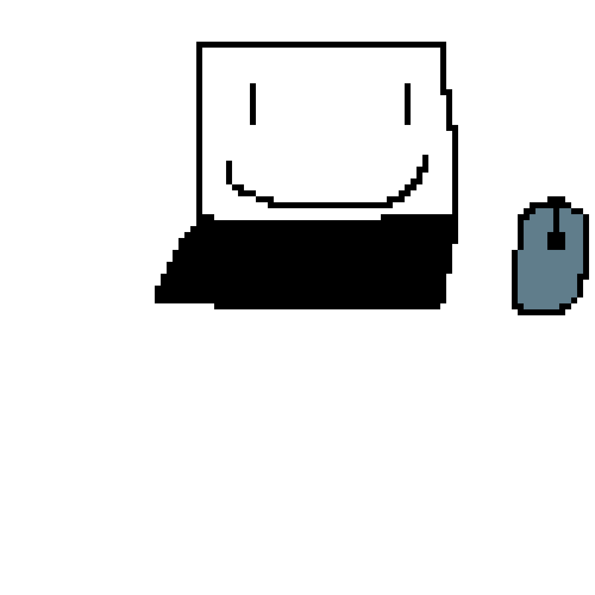 Editing My laptop and computer mouse - Free online pixel art drawing ...