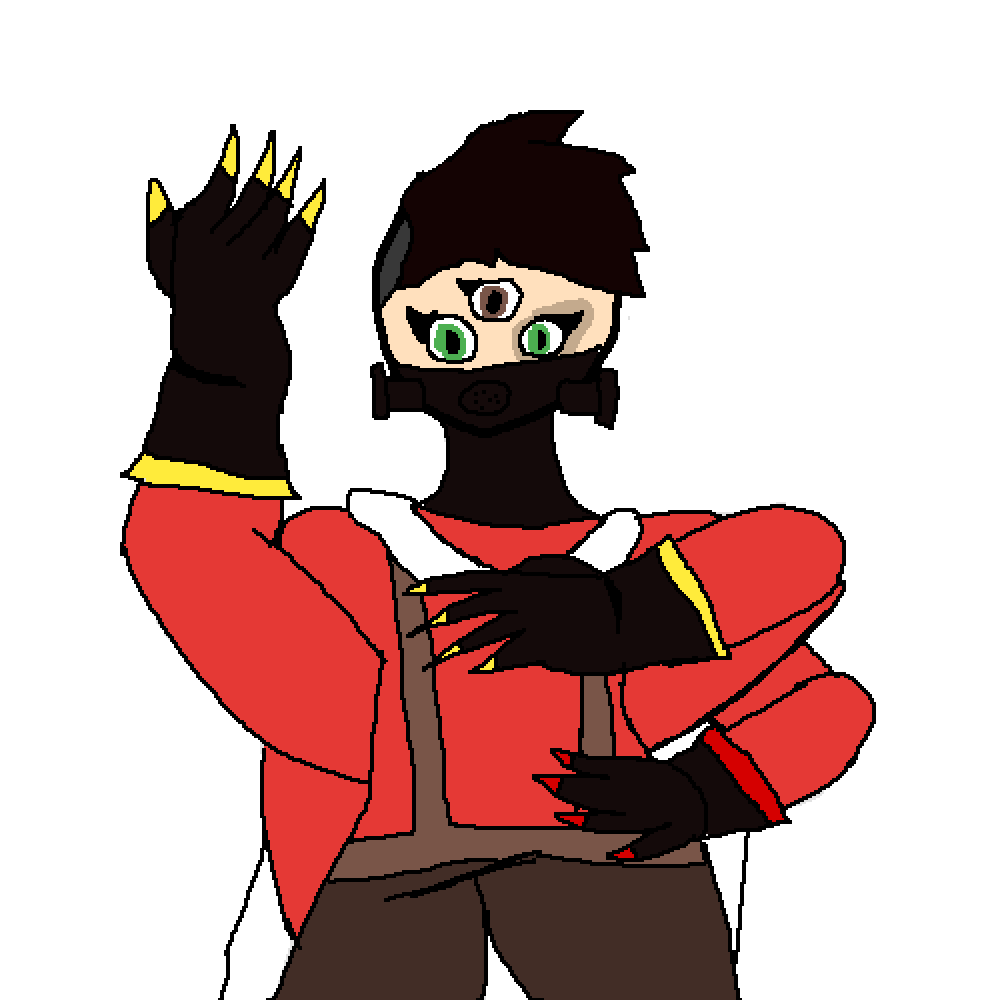 Pixilart - base 4 of my fusion oc by pixlekid