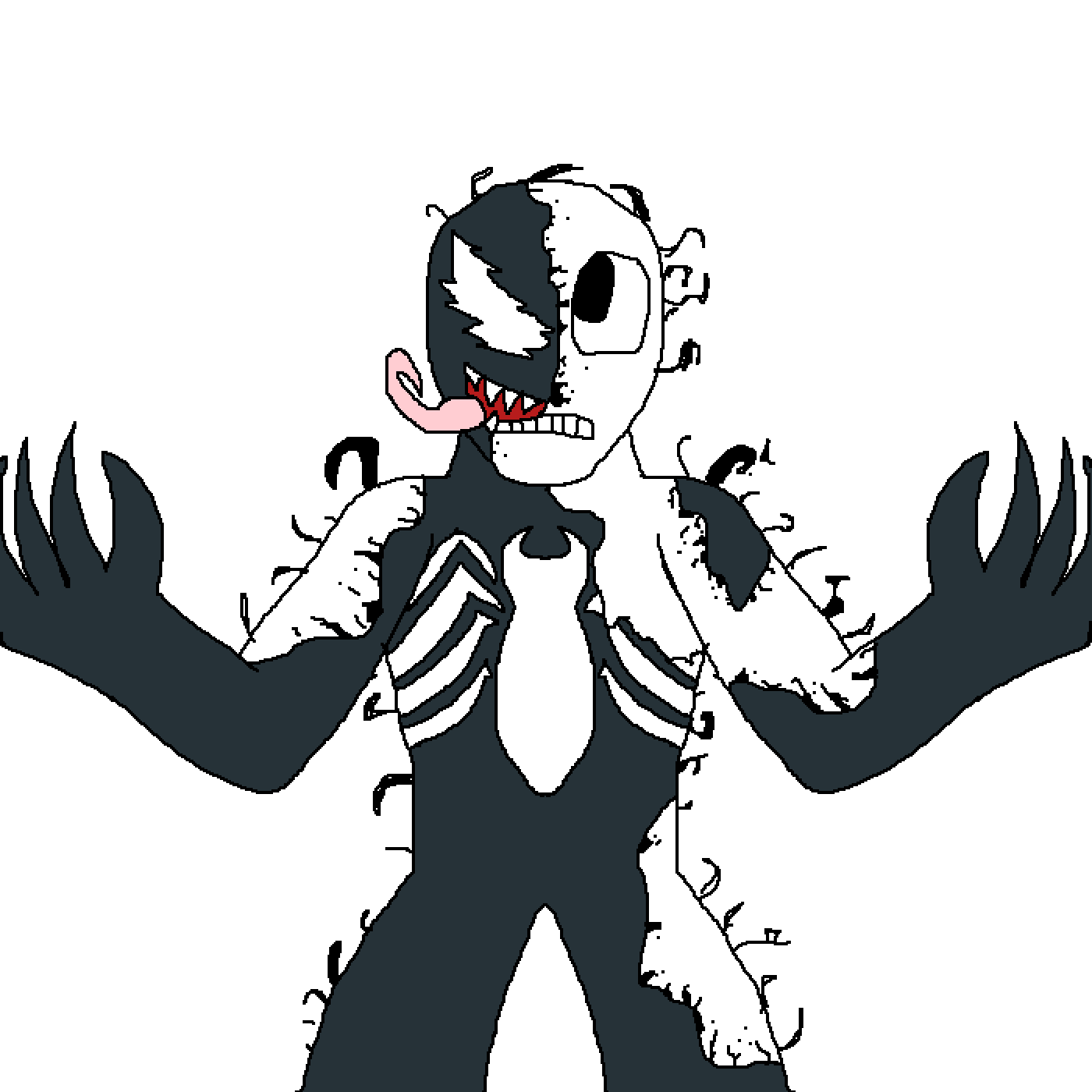 Pixilart - Venom Base by TheMadTitan
