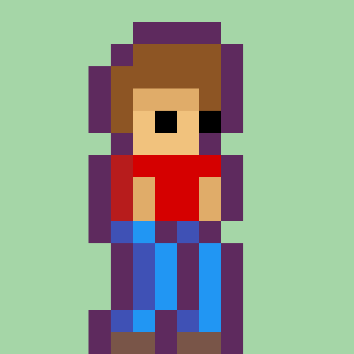 Pixilart - character sprite by shoeshovel