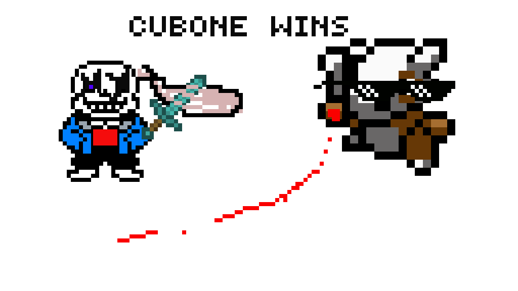 Pixilart - pokemon vs undertale by pikadude206