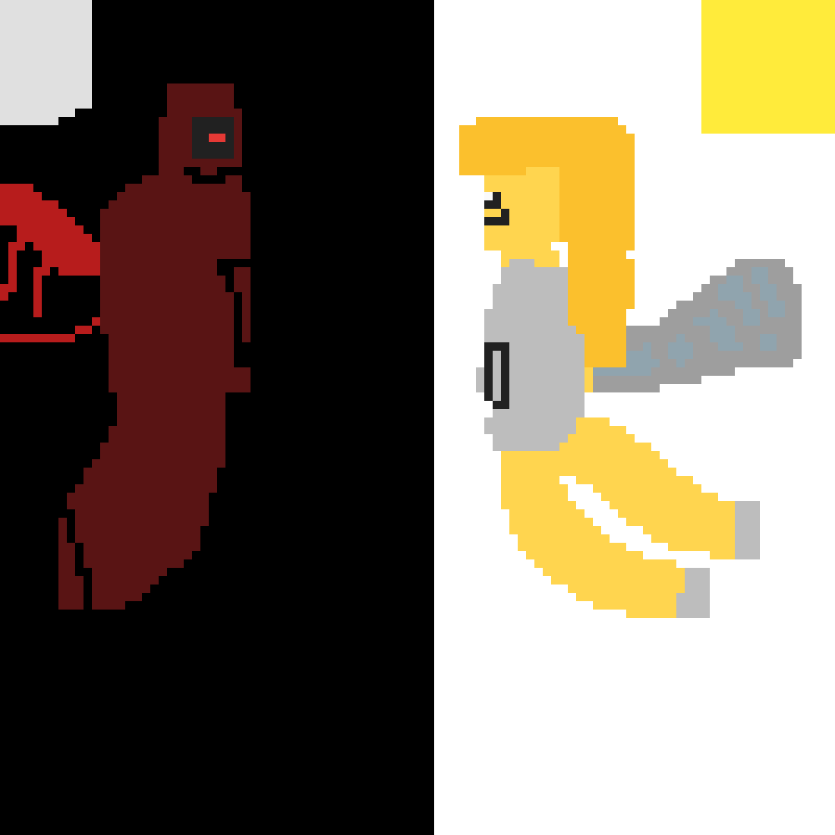 Pixilart - Evil vs Nice ( Demon vs Angel ) by NeverImagined