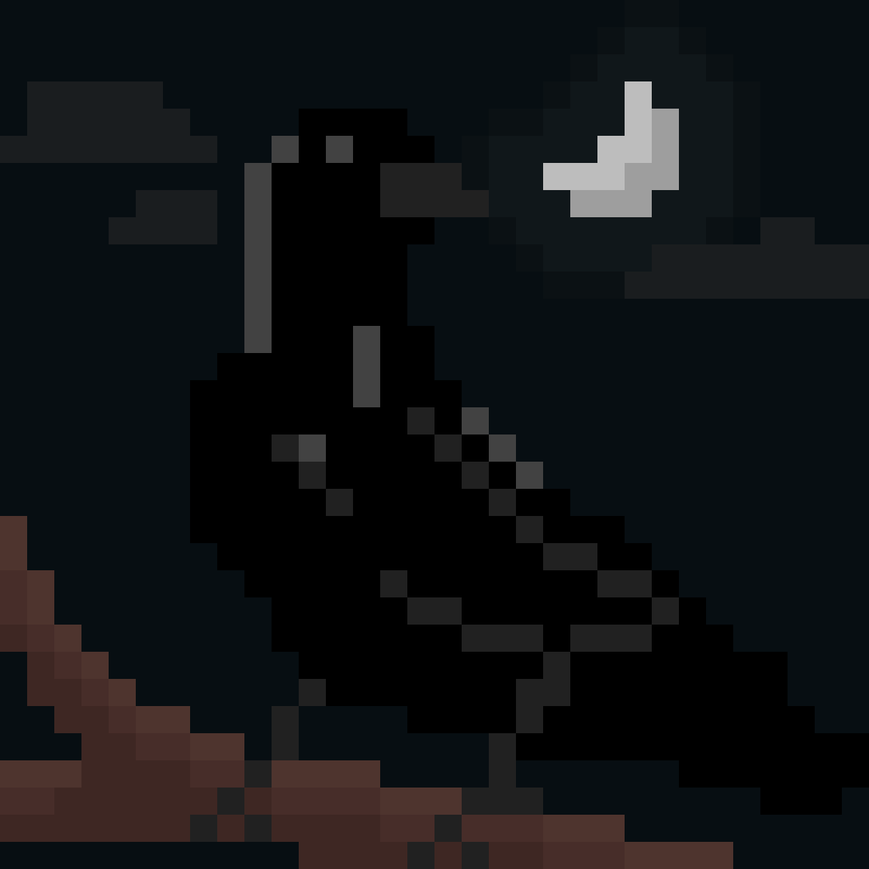 Pixilart - Crow Time by Afterimage