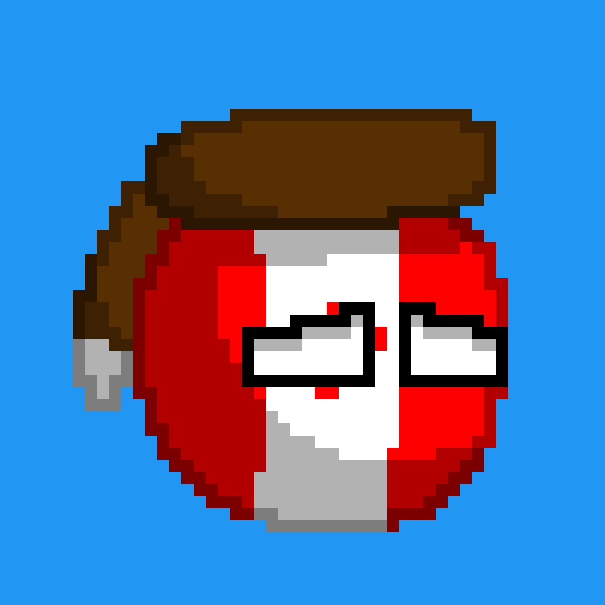 Pixilart - Canadaball V2 by PixilGIC