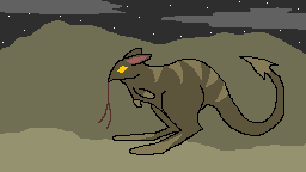 Pixilart - Sand Demon by EmeraldSerpent