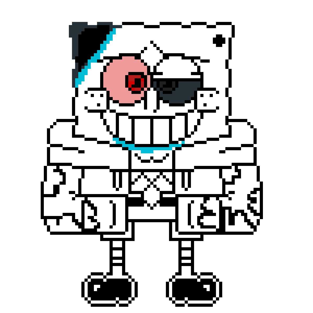 Pixilart - HorrorSpongeSwap Base by SpongeShadow