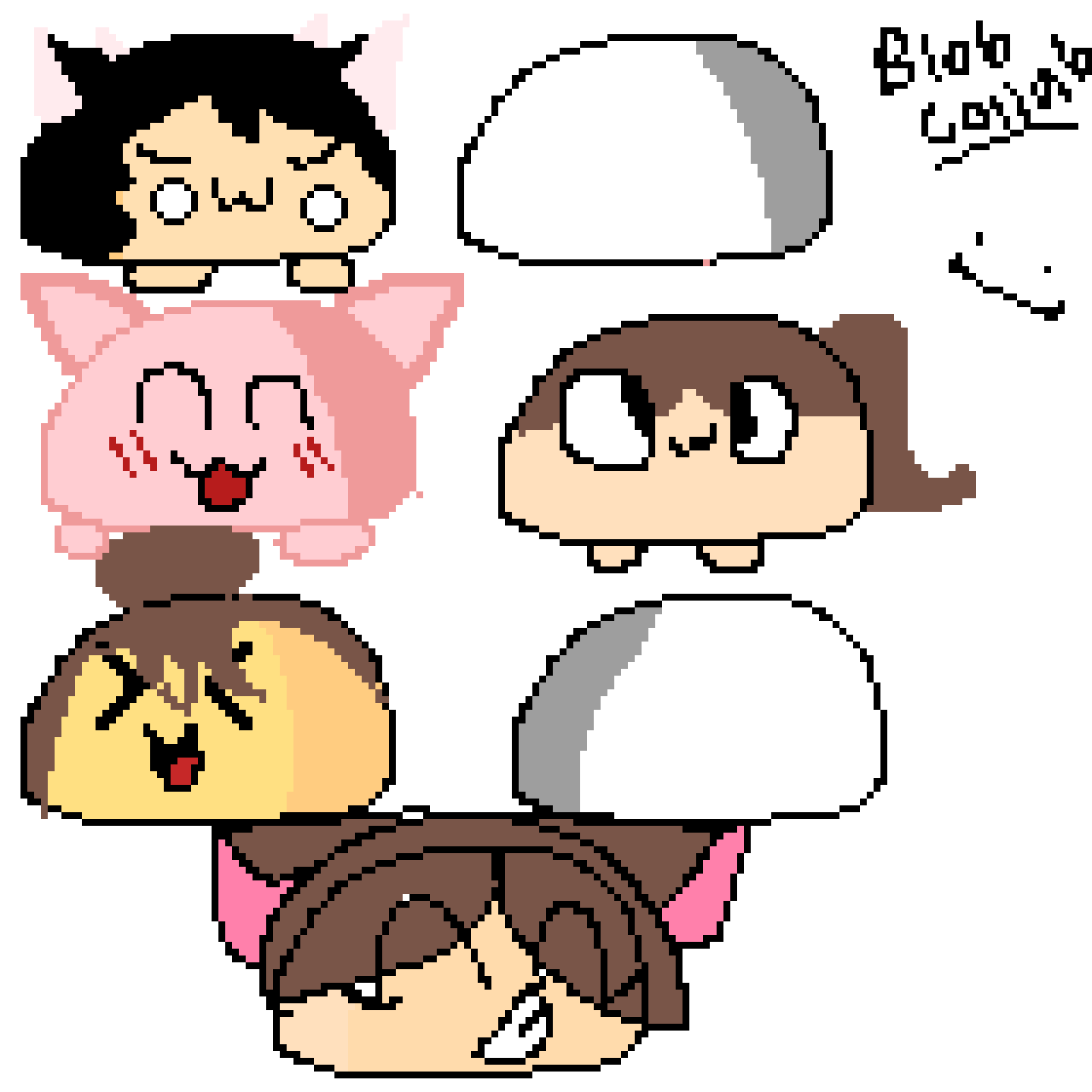 Pixilart - Blob collab by Misadraws