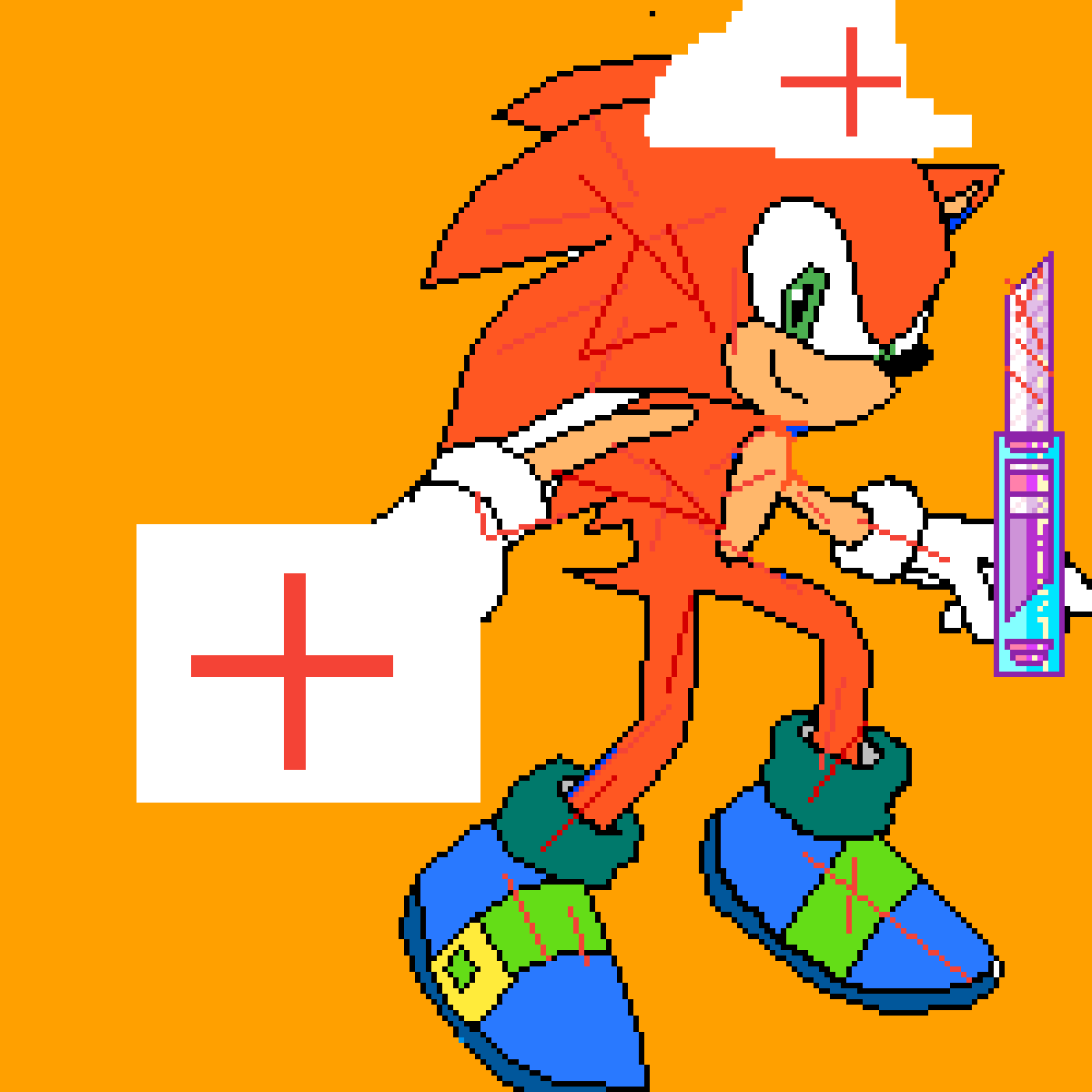 Edición SONIC RENDER - Herramienta gratuita de dibujo en línea de pixel ...