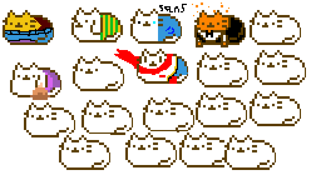 Pixilart - undertale cat collab by vwiskers