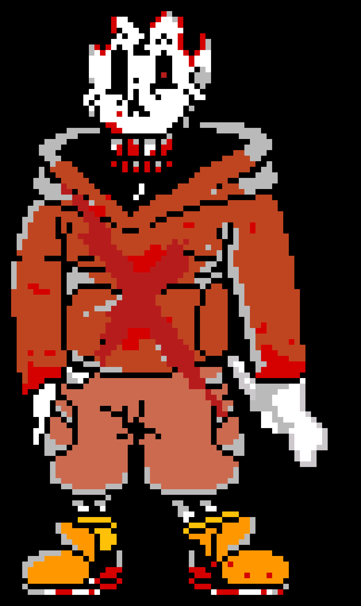 Pixilart - Insanity Papyrus phase 4 by D3RK